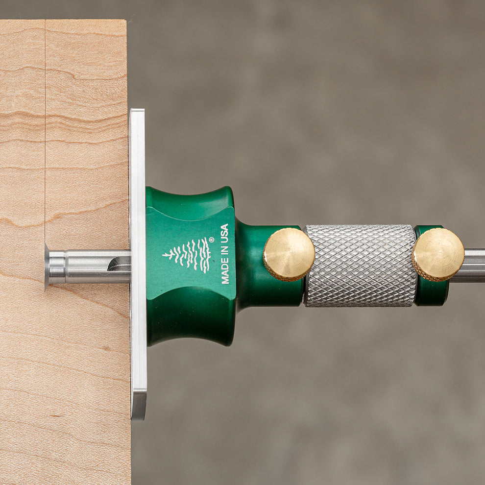 Wheel Marking Gauge with Micro-Adjust | Blue Spruce Toolworks