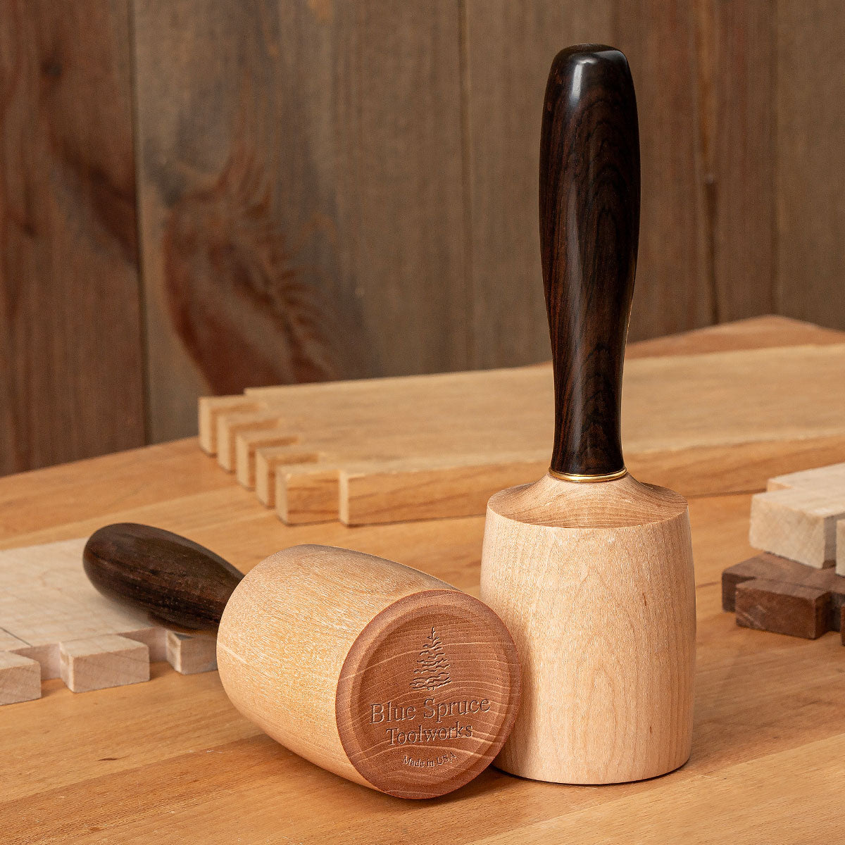Blue Spruce Mallets – Round, Rectangular & Leather Mallets – Blue ...