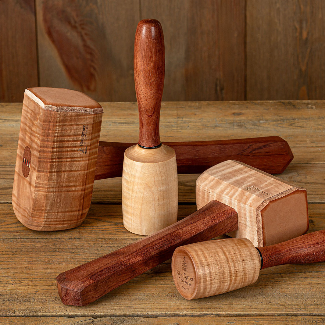 Blue Spruce Mallets – Round, Rectangular & Leather Mallets – Blue ...