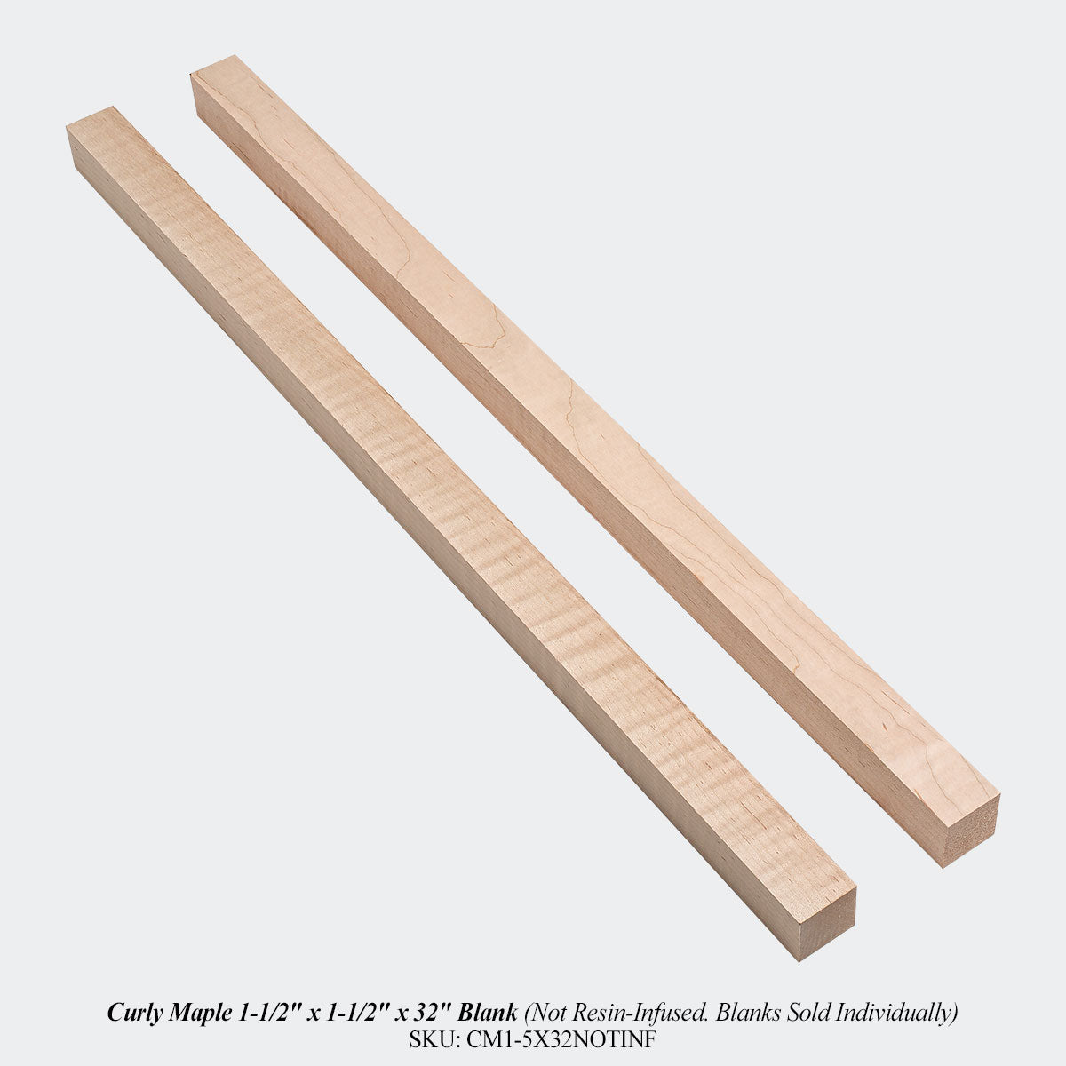 Curly Maple Turning Blanks – Blue Spruce Toolworks