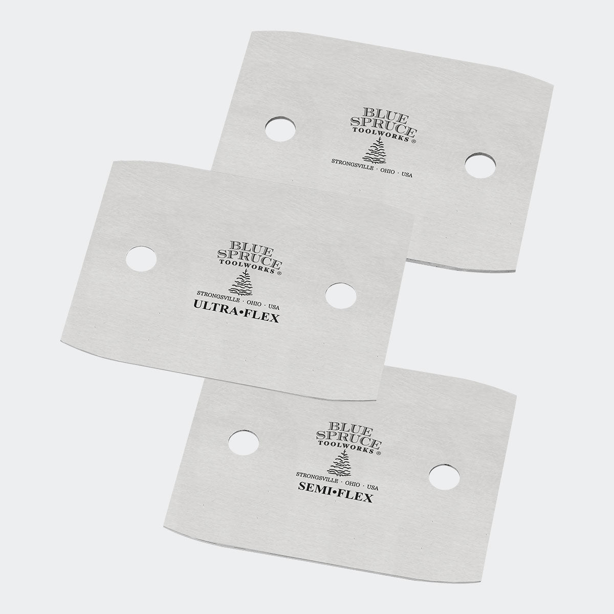 Blue Spruce 4" Straight Card Scrapers | USA Made – Blue Spruce Toolworks