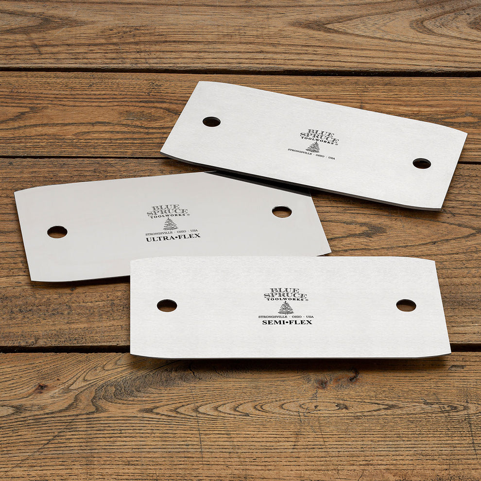 Blue Spruce 6" Straight Card Scrapers | USA Made – Blue Spruce Toolworks