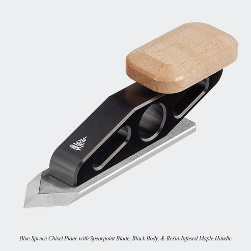 Chisel Plane | Interchangeable Flat & Spearhead Blade – Blue Spruce ...