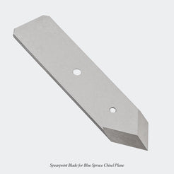Chisel Plane | Interchangeable Flat & Spearhead Blade – Blue Spruce ...