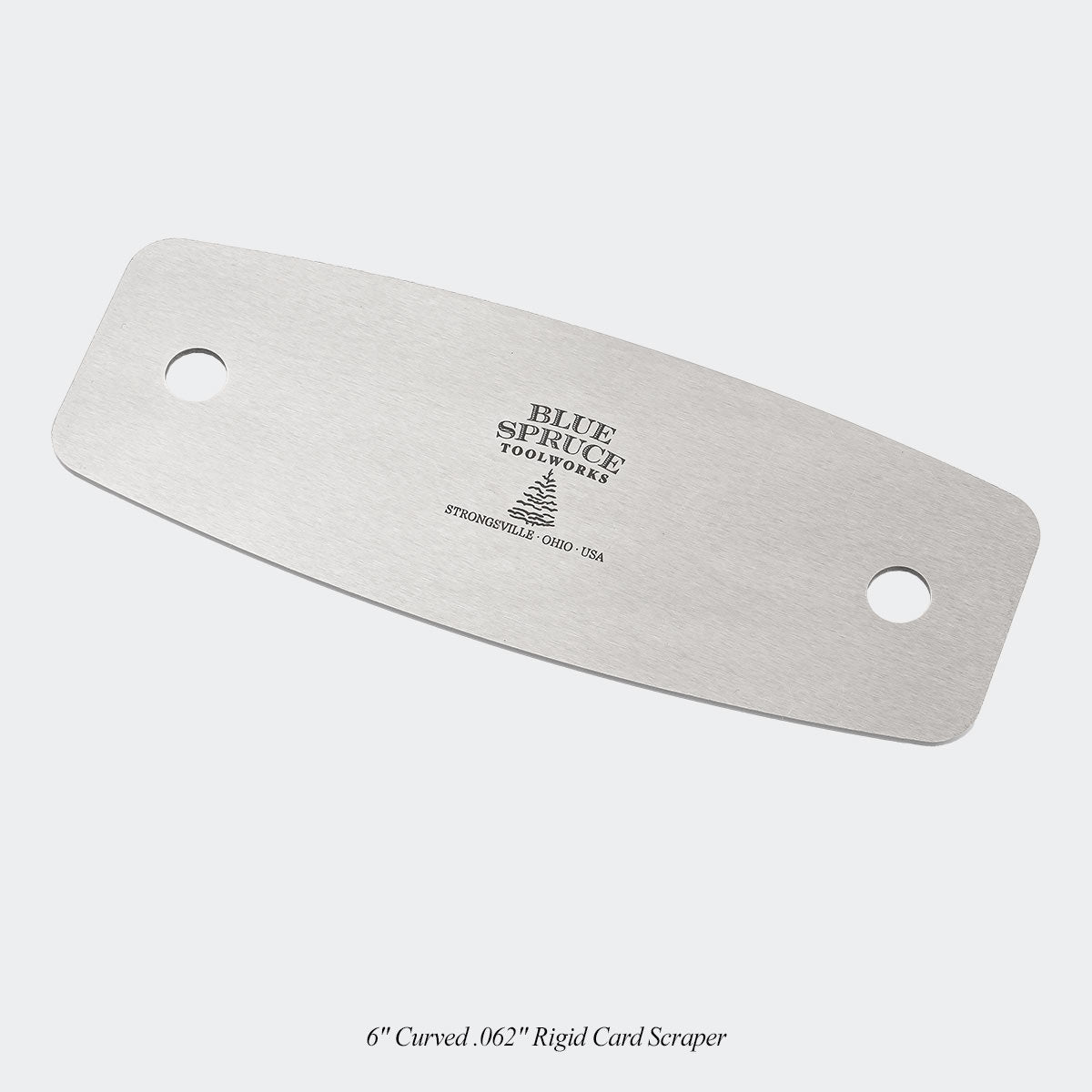 Blue Spruce 6" Curved Card Scrapers | USA Made – Blue Spruce Toolworks