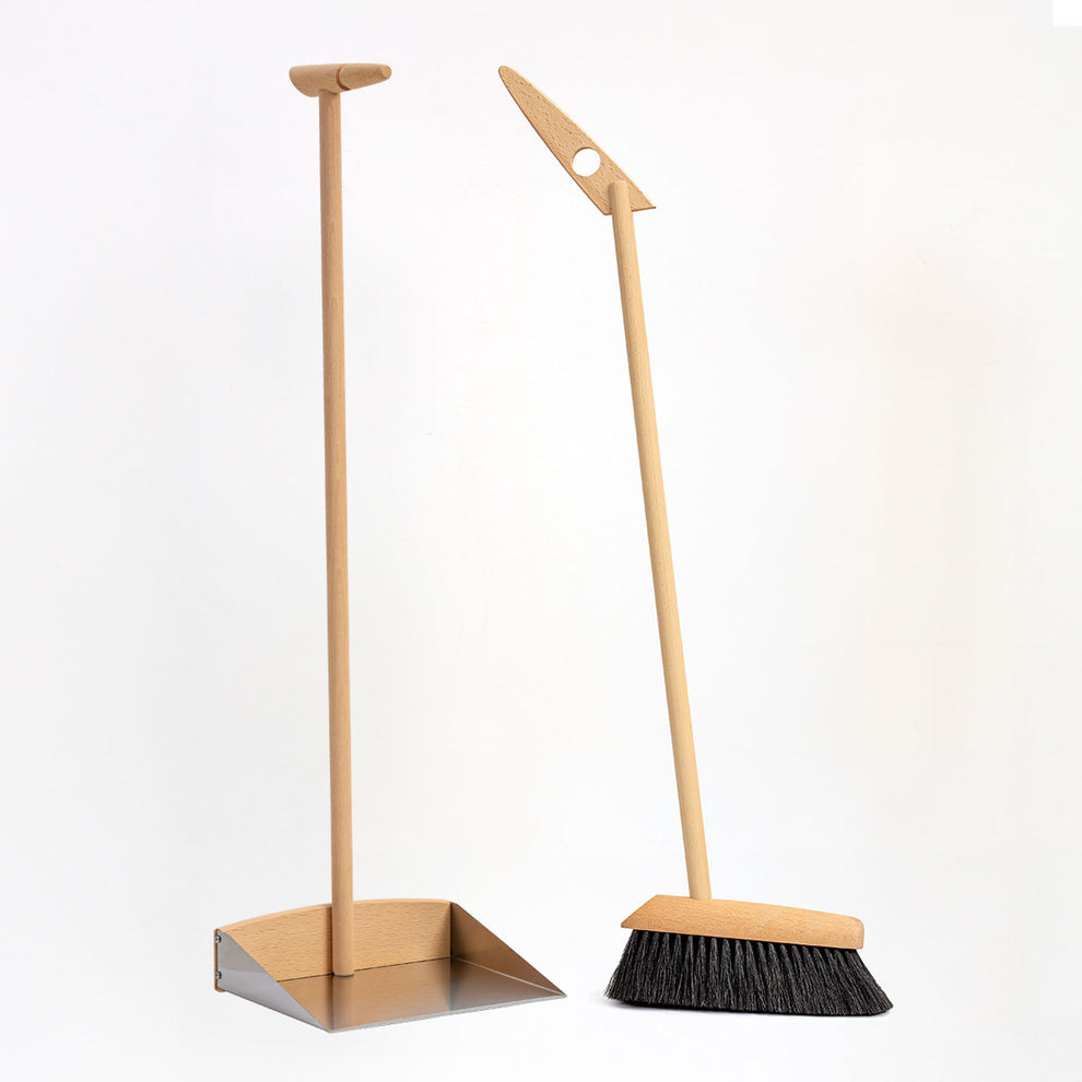 Blue Spruce Long-Handled Dustpan & Broom Set – Premium Shop Cleaning ...